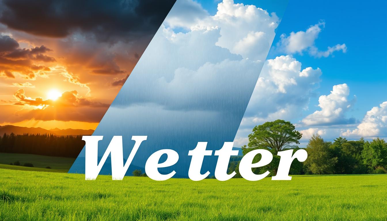 Übersetzung und Beispiele mit dem Begriff „Wetter“
